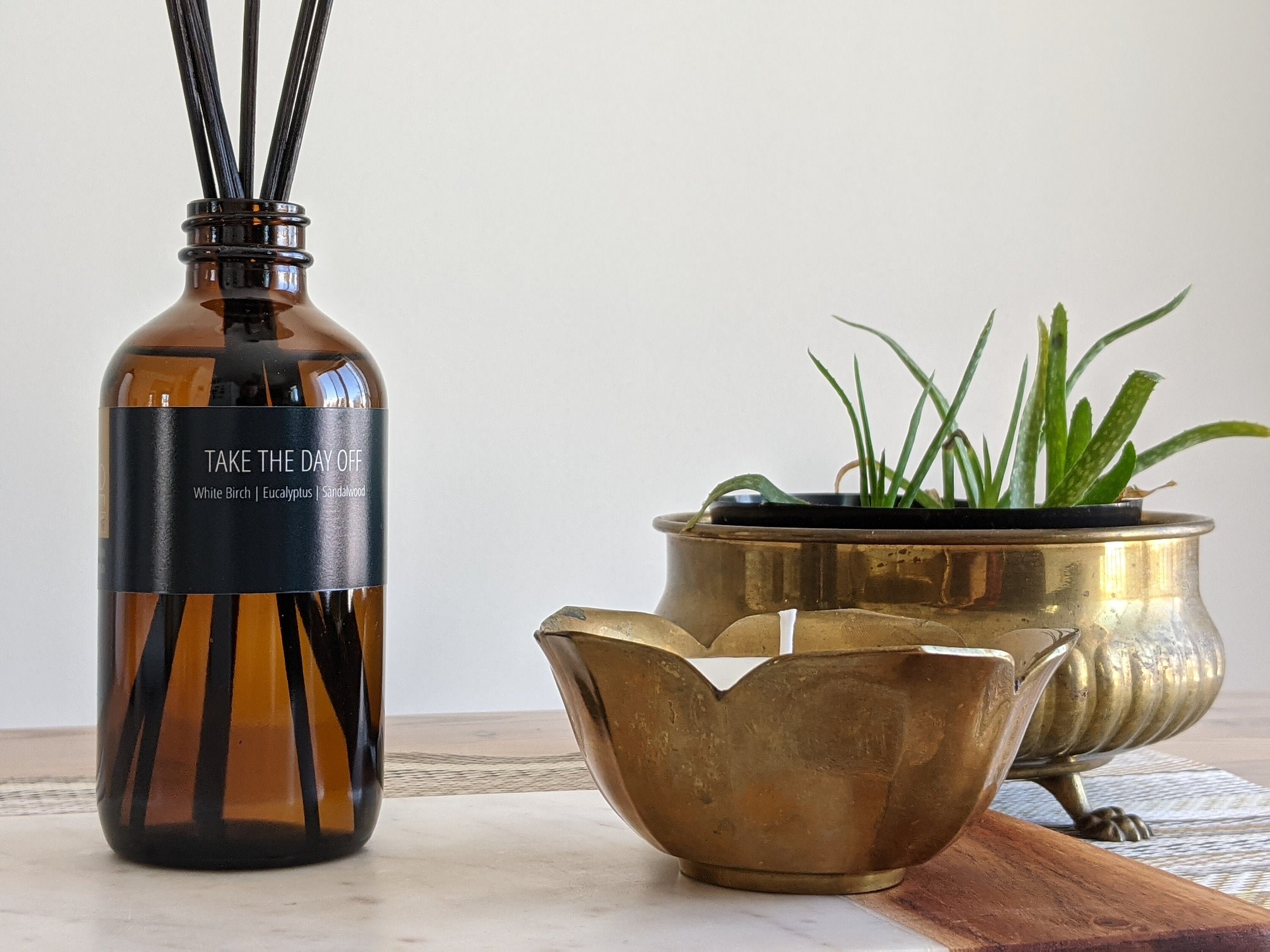 Amber Glass Bottle Reed Diffuser Home Fragrance Diffuser | Etsy