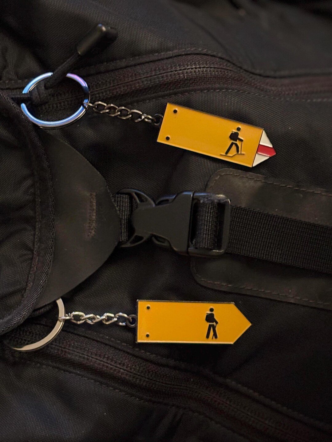 Swiss Hiking Sign Keychain - Keychain Wanderweg Schweiz, Switzerland ...