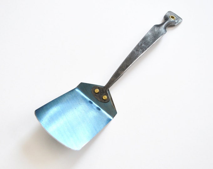 Forged Spring Steel Spatula, Blacksmith Made Grill Tool, Breakfast Egg ...