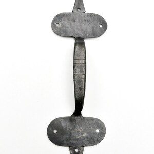 Large Forged Door Pull Colonial Iron Pull Blacksmith Hand - Etsy