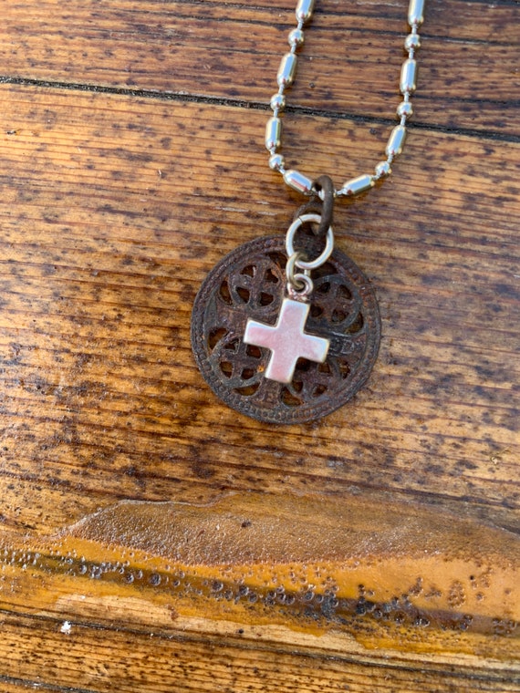 Vintage the Church War Cross Medal With Sterling Silver Cross | Etsy