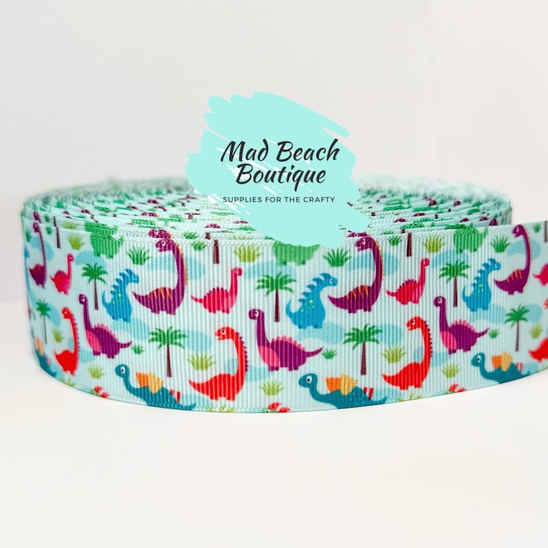 Dinosaur Ribbon - Etsy