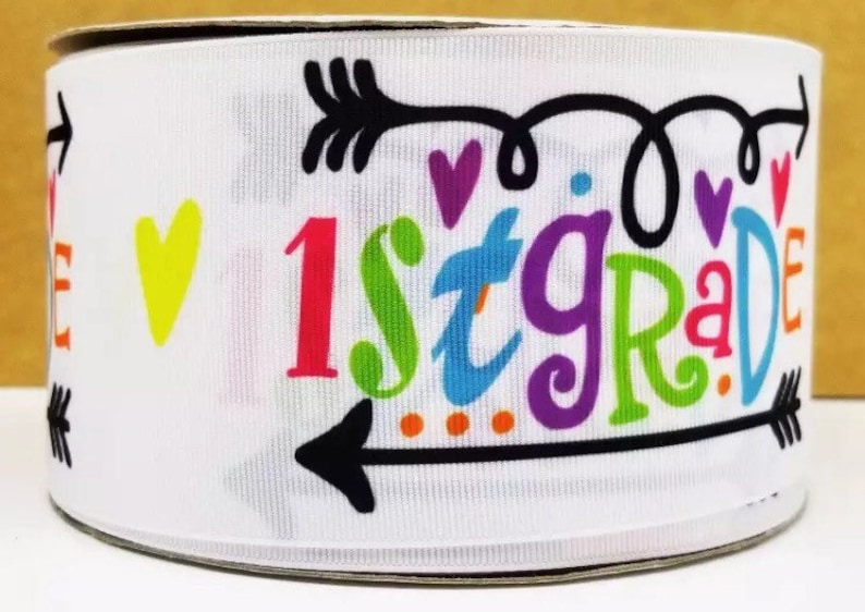Kindergarten Ribbon School Ribbon Grosgrain Ribbon School - Etsy
