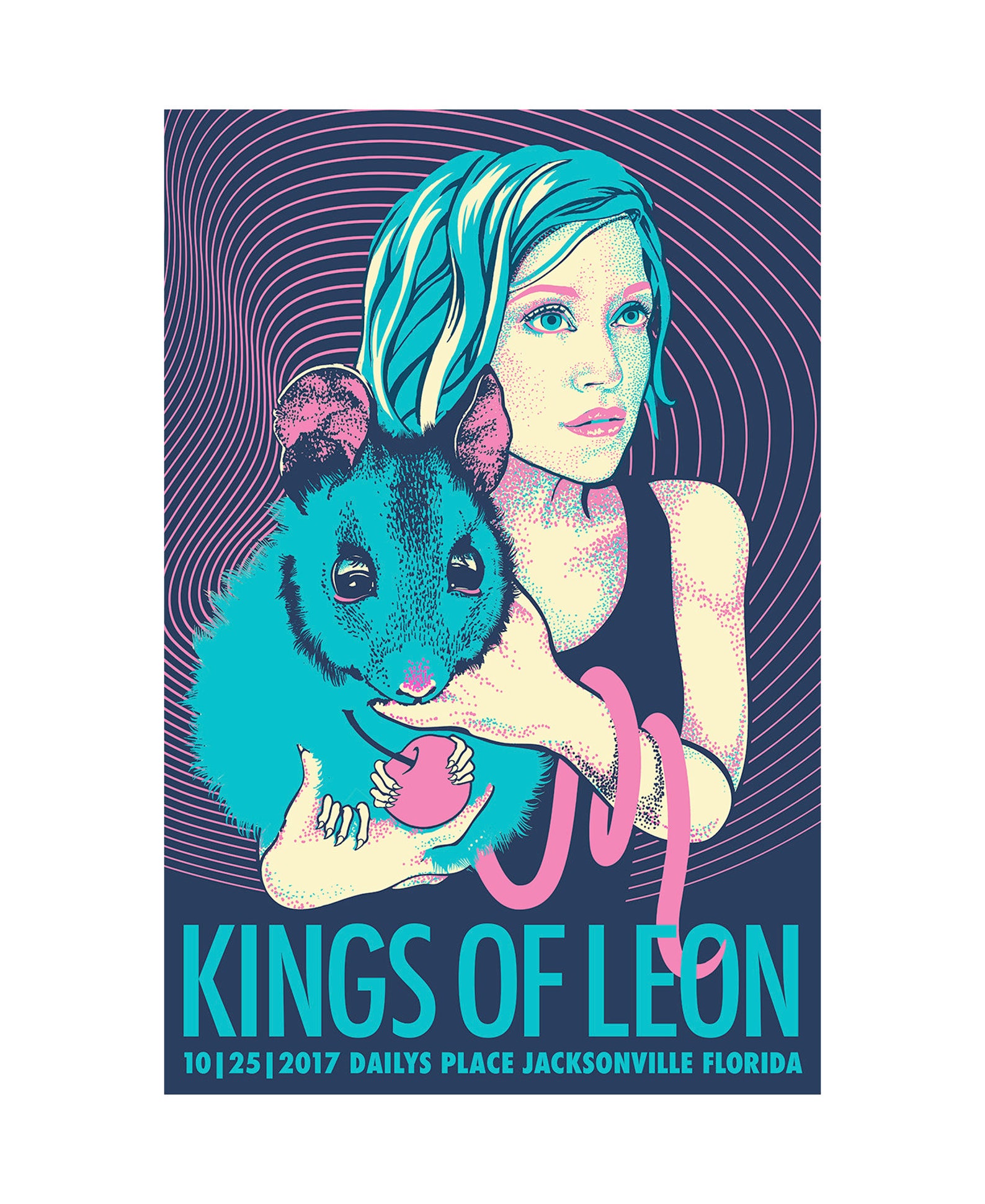 Signed Kings of Leon VIP Edition Silkscreened Poster Walls Kate ...