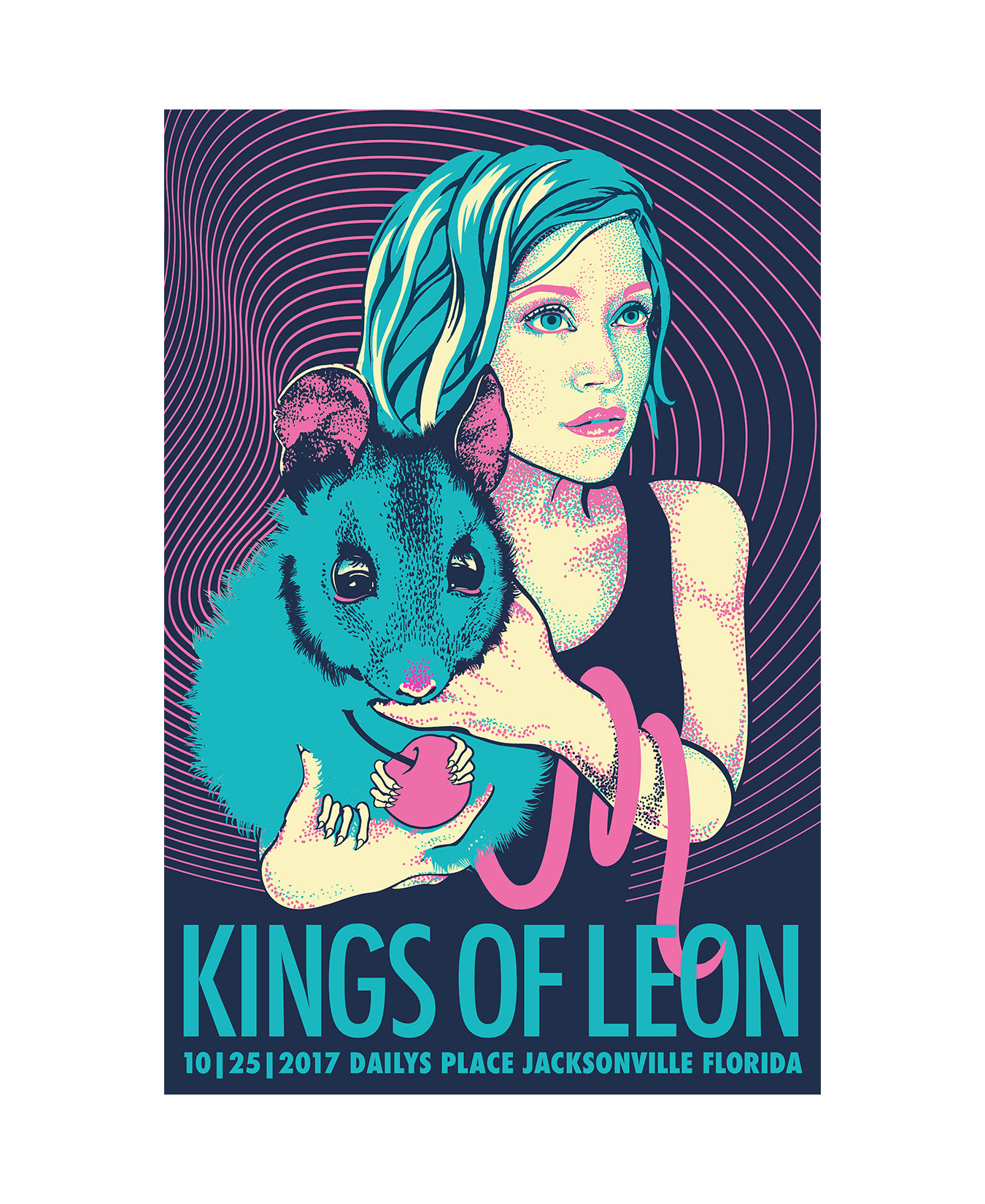 Signed Kings of Leon VIP Edition Silkscreened Poster Walls Kate ...