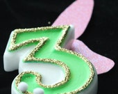 Items similar to Tinker Bell number candle. on Etsy