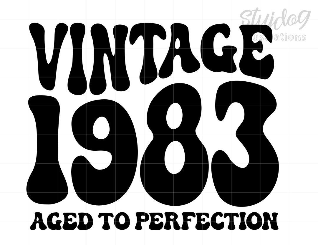 Buy 1983 Birthday Svg Download, Born in 1983 Svg, Vintage 1983 Shirt ...
