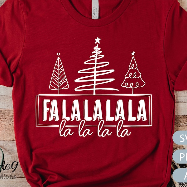 Fa La La La La Svg - Etsy