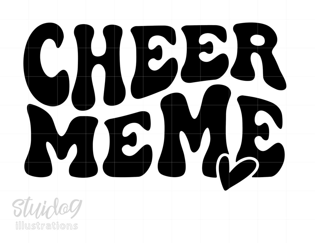 Cheer MeMe Svg, Wavy Cheer MeMe Shirt Svg, Cheerleading Svg Png ...