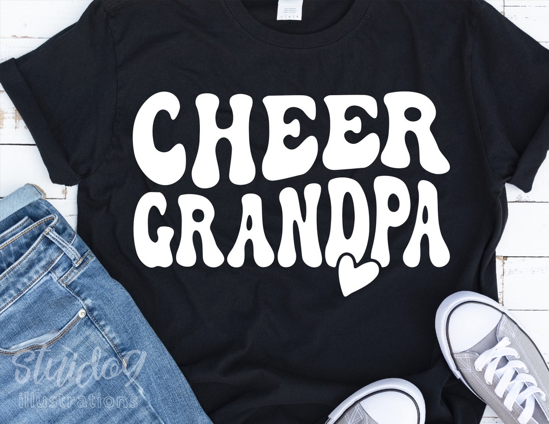 Boho Cheer Grandpa Svg Cheerleader Grandpa Shirt Svg Cheerleading Svg ...