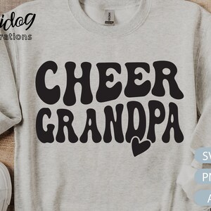 Boho Cheer Grandpa Svg Cheerleader Grandpa Shirt Svg Cheerleading Svg ...