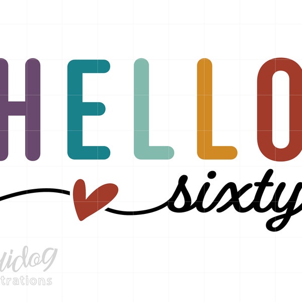 Sixty Svg - Etsy