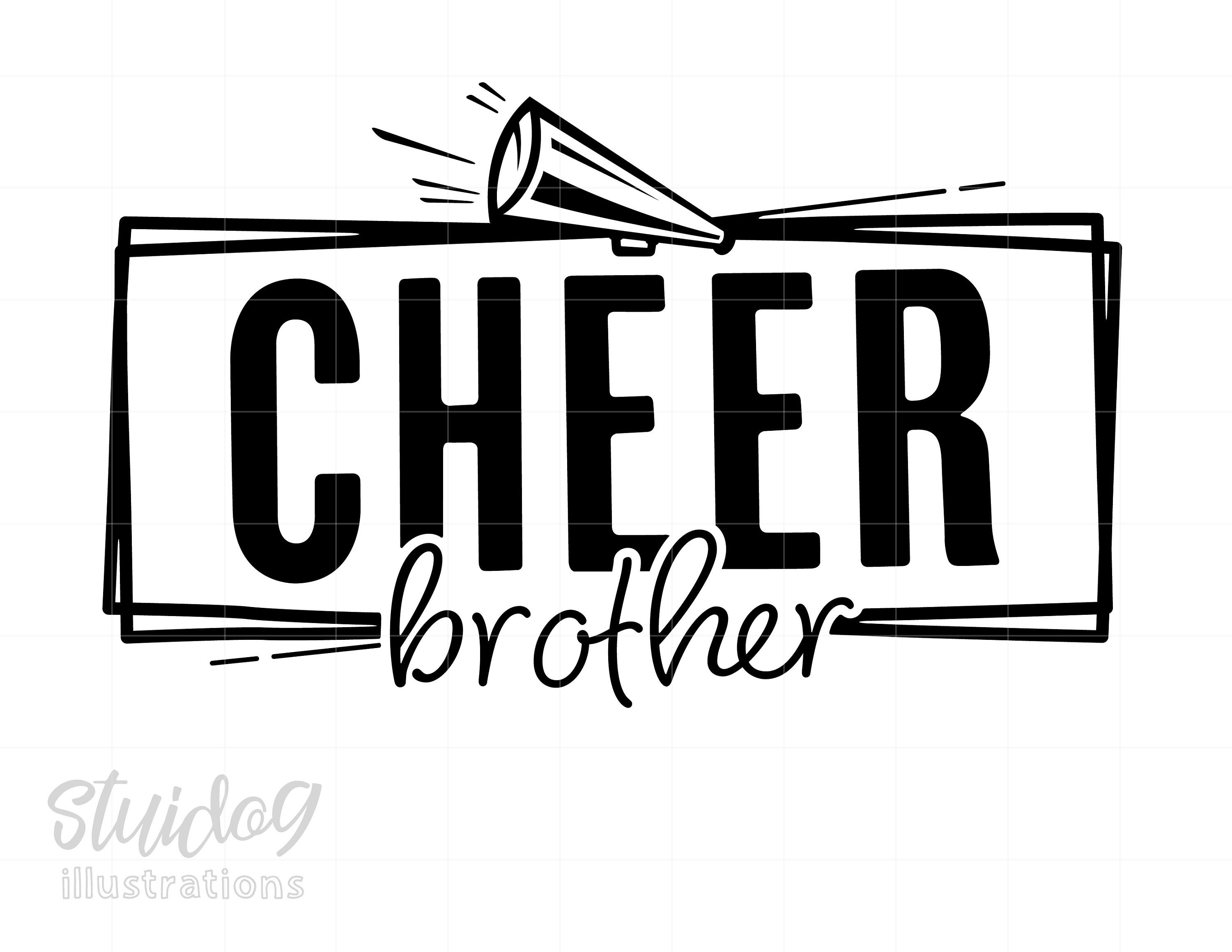 Cheer Brother Svg Cheerleader Brother Shirt Svg - Etsy