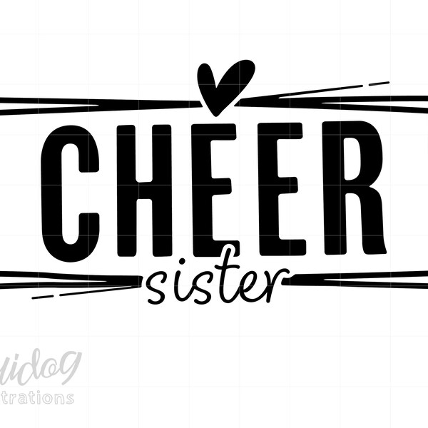 Cheerleading Sister Svg - Etsy