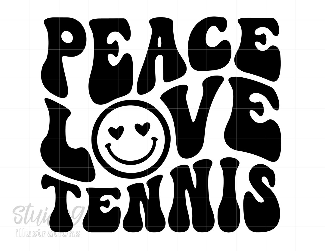 Peace Love Tennis Svg Tennis Shirt Svg Love Tennis Svg Png - Etsy