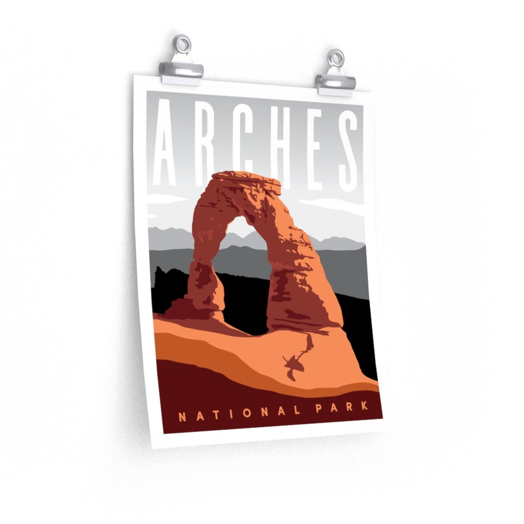 Arches National Park Print Arches National Park Travel | Etsy