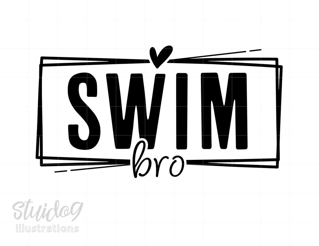 Swim Bro Svg, Swim Shirt Svg, Swim Team Svg Png Download, Swim Brother ...