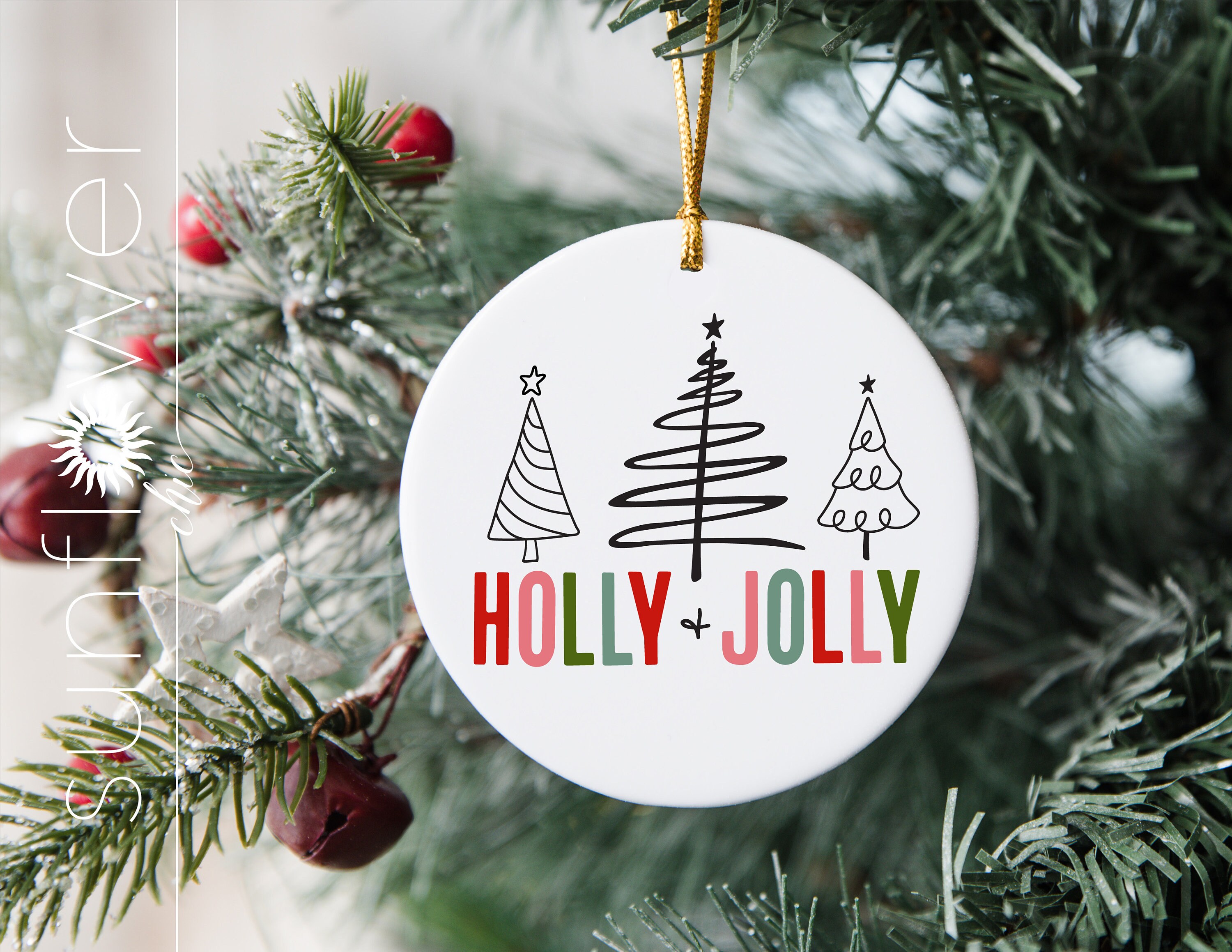 Holly Jolly Svg Download Christmas Svg Png Instant Download - Etsy