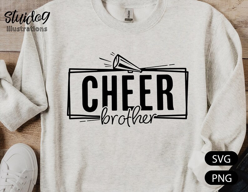 Cheer Brother Svg Cheerleader Brother Shirt Svg - Etsy