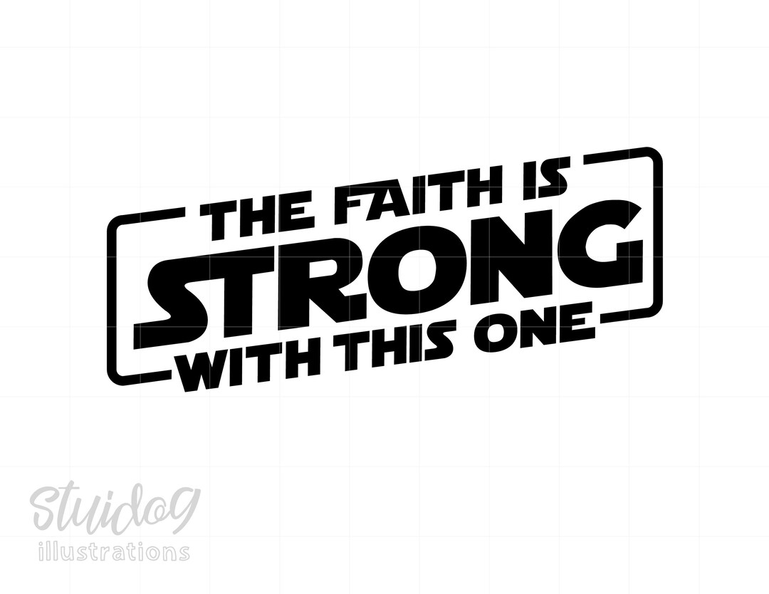 Faith is Strong With This One Svg, Christian Faith Svg, Jesus Strong ...