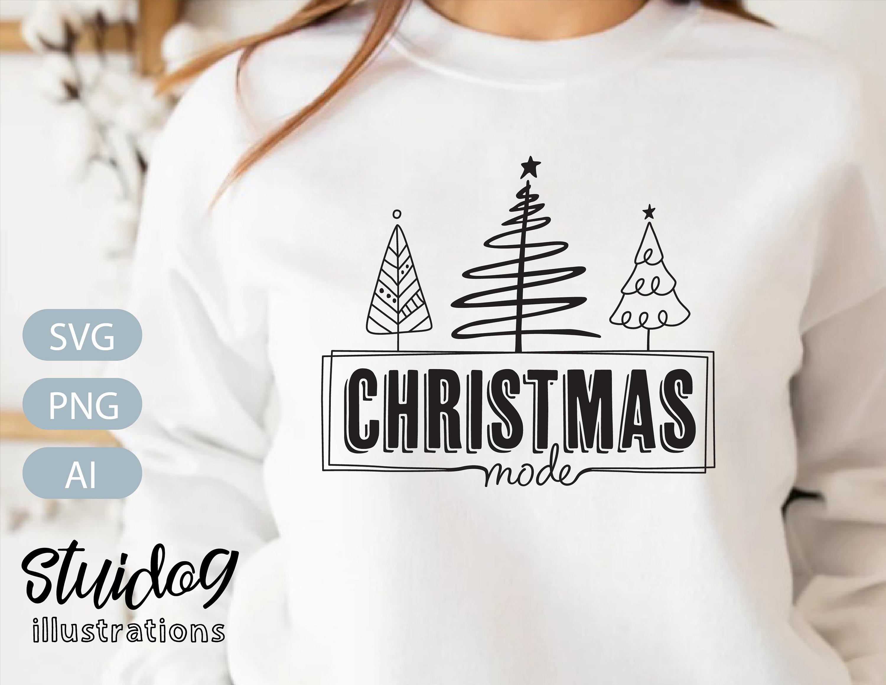 Christmas Mode Svg Christmas Tree Svg Christmas Saying Svg - Etsy