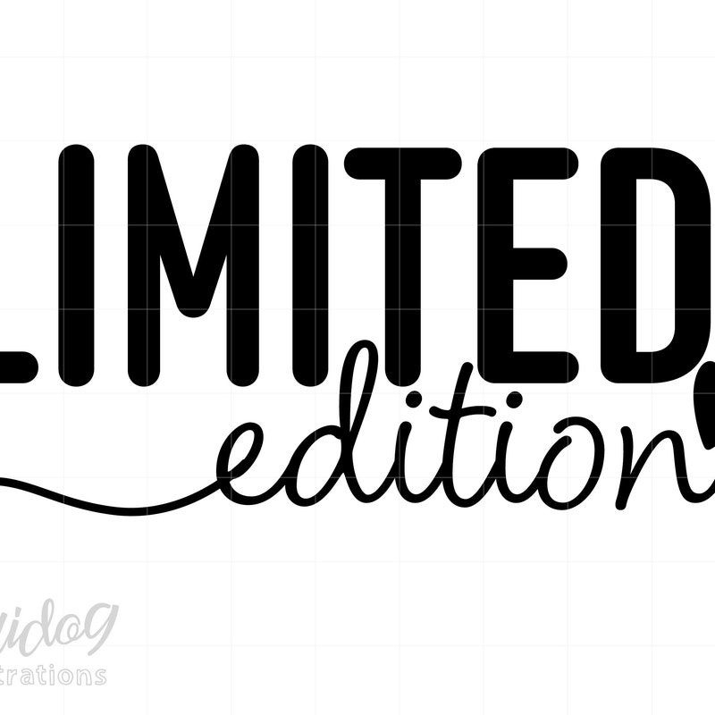 Limited Edition Svg - Etsy