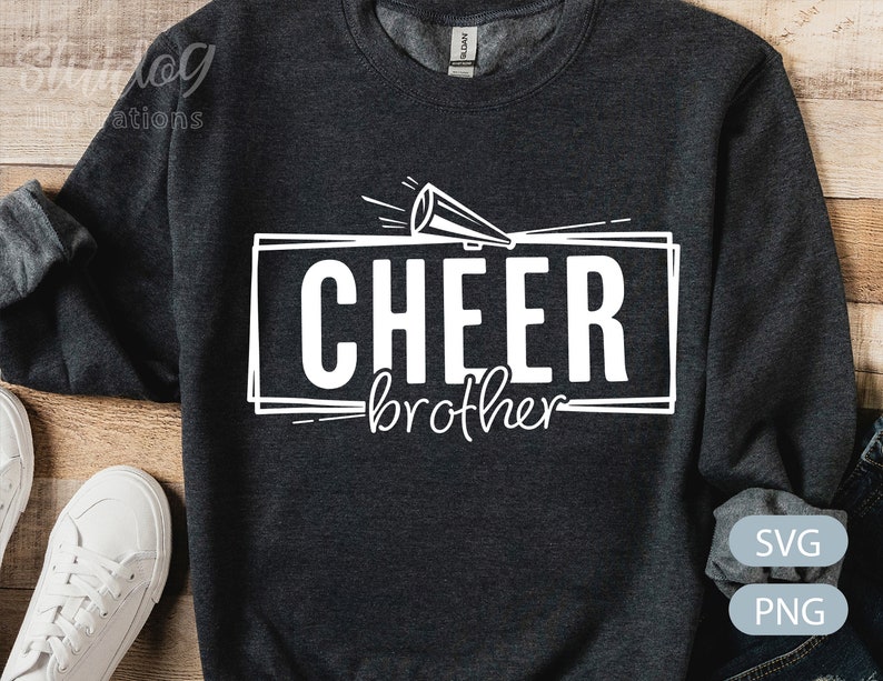 Cheer Brother Svg Cheerleader Brother Shirt Svg - Etsy