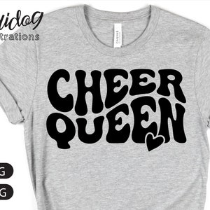 Cheer Queen Svg Cheer Queen Shirt Svg Cheerleading Svg Png Download ...