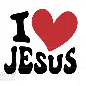 I Love Jesus Svg Groovy Jesus Love Svg Png Download Religious Faith Svg ...