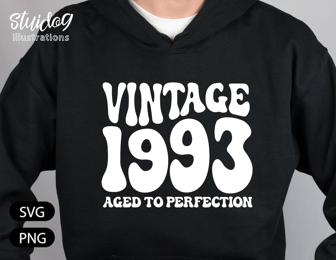 1993 Birthday Svg Download, Born in 1993 Svg, Vintage 1993 Shirt Svg ...