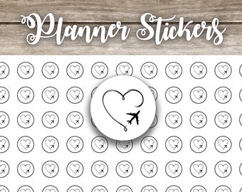 Airplane Planner Stickers - Etsy