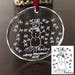 Drawing Christmas Ornament, Handwriting Glass Ornament, Handwriting and ...