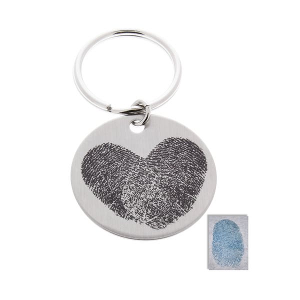 Fingerprint Keychain - Etsy