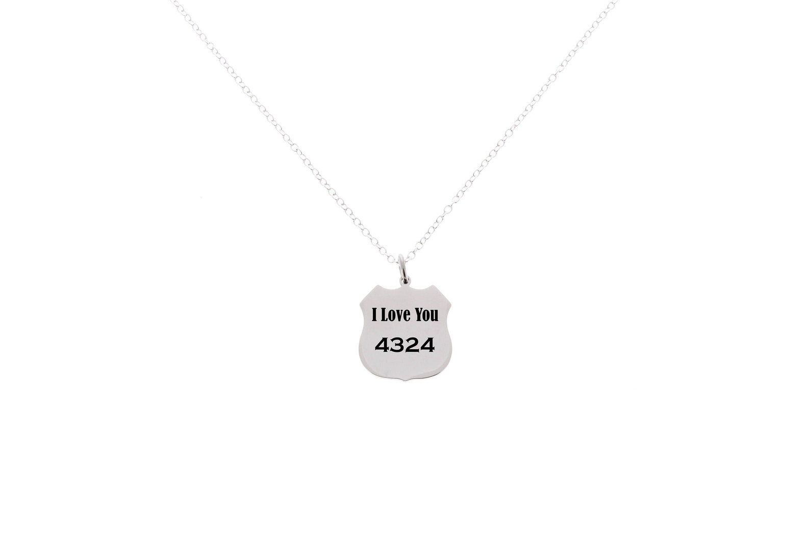Police Necklace, Police Badge, Police Officer Gifts, Handwriting ...