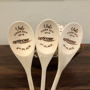 Chili Cook off Wooden Spoon, Chili Cook-off Awards, Chili Cookoff ...