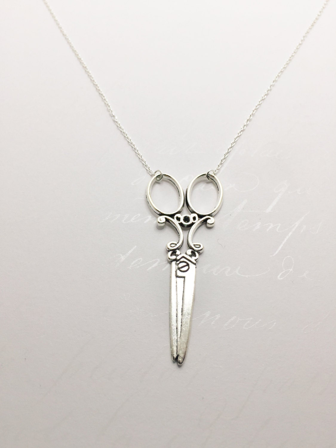 Scissors Necklace Great Gift for Hairdressers Barbers | Etsy