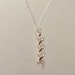DNA Strand Necklace Double Helix Gift for Doctors Chemists - Etsy