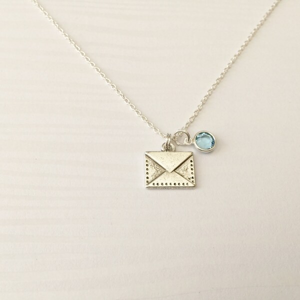 Envelope Necklace - Etsy