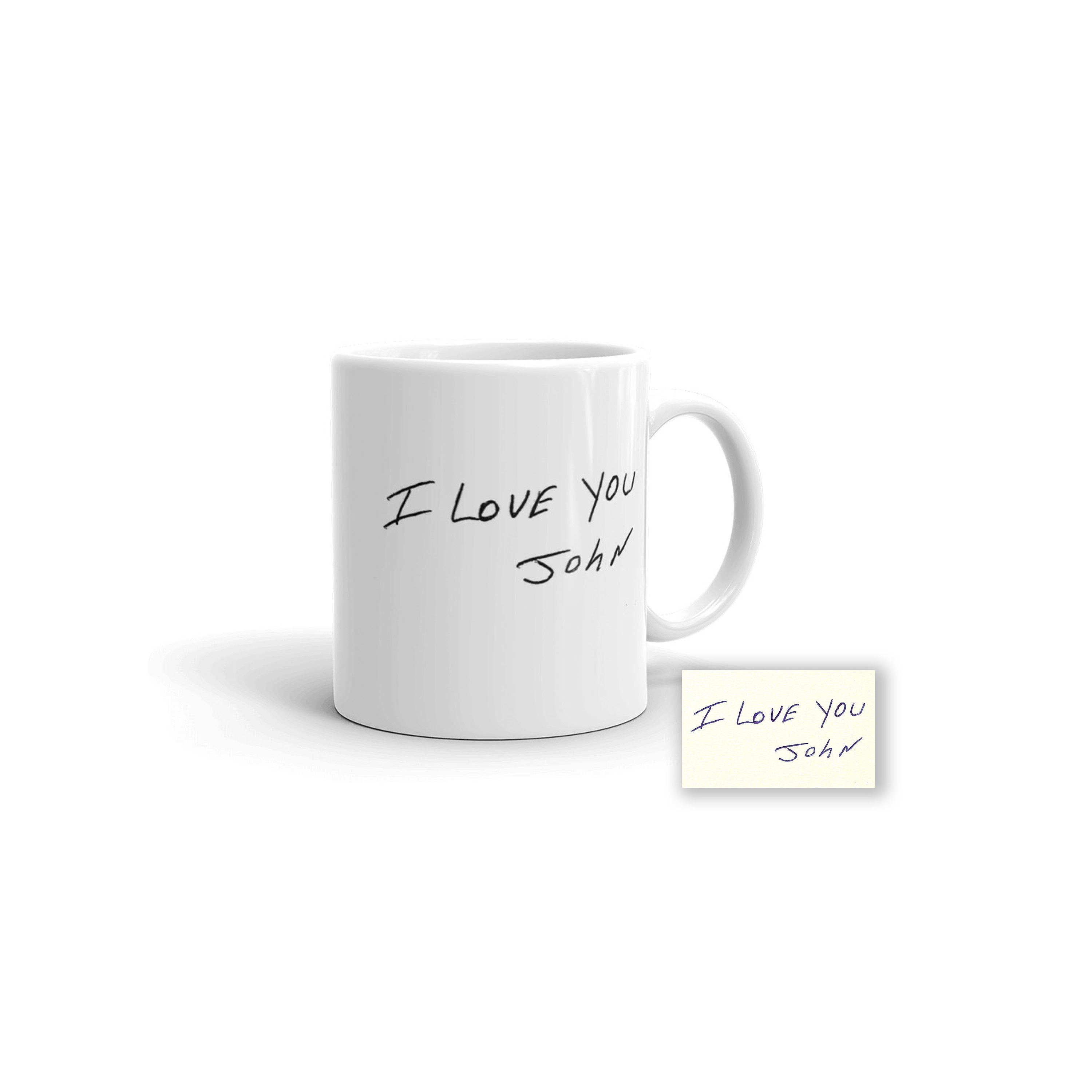 Real Fingerprint Mug Handwriting Mug Fingerprint | Etsy