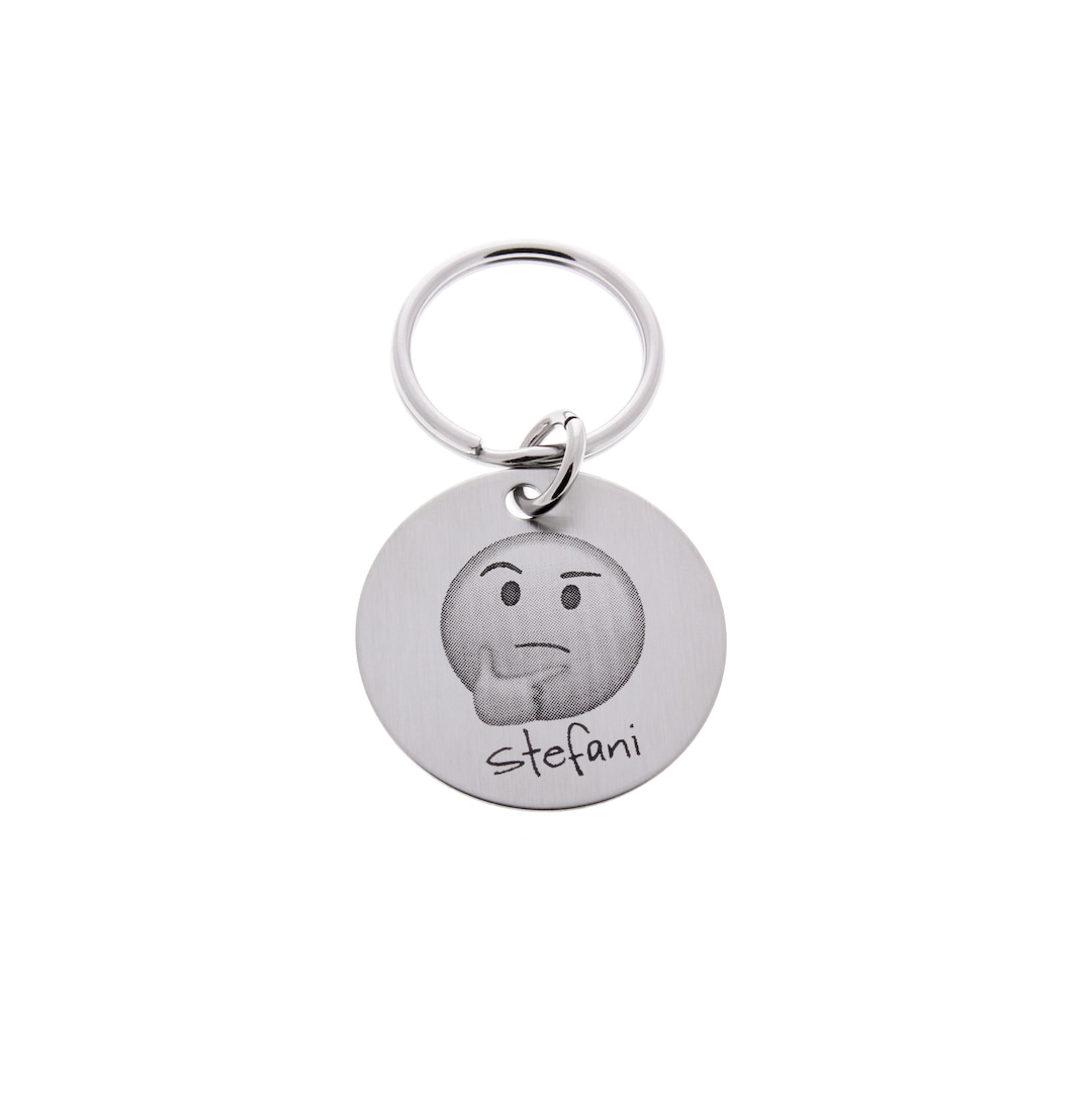 Emoji Keychain, Custom Keychain, Personalized, Emoticon, Emoji, Emojis ...