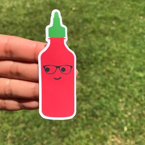 Sriracha, Sriracha Sauce,stickers, Hot Sauce, Funny Stickers, Planner ...
