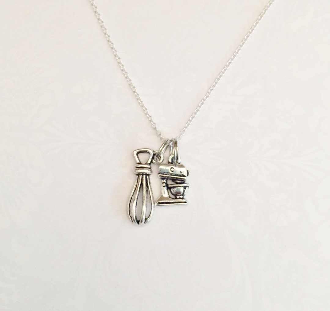 Baking Necklace Blender Whisk Necklace Gift for Bakers, Gift for Chefs ...