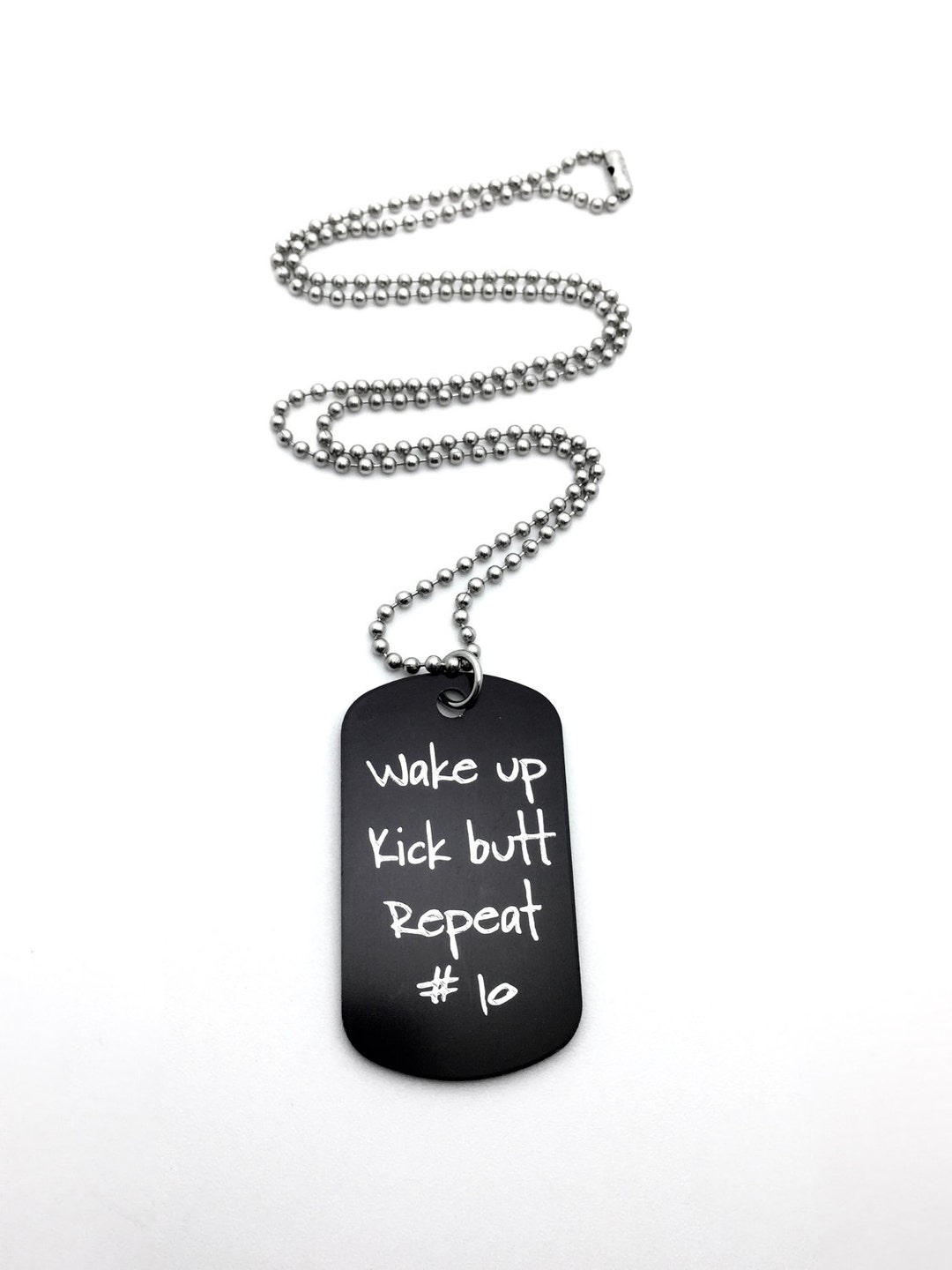 Custom Dog Tag, Personalized Dog Tag Necklace, Actual Handwriting ...