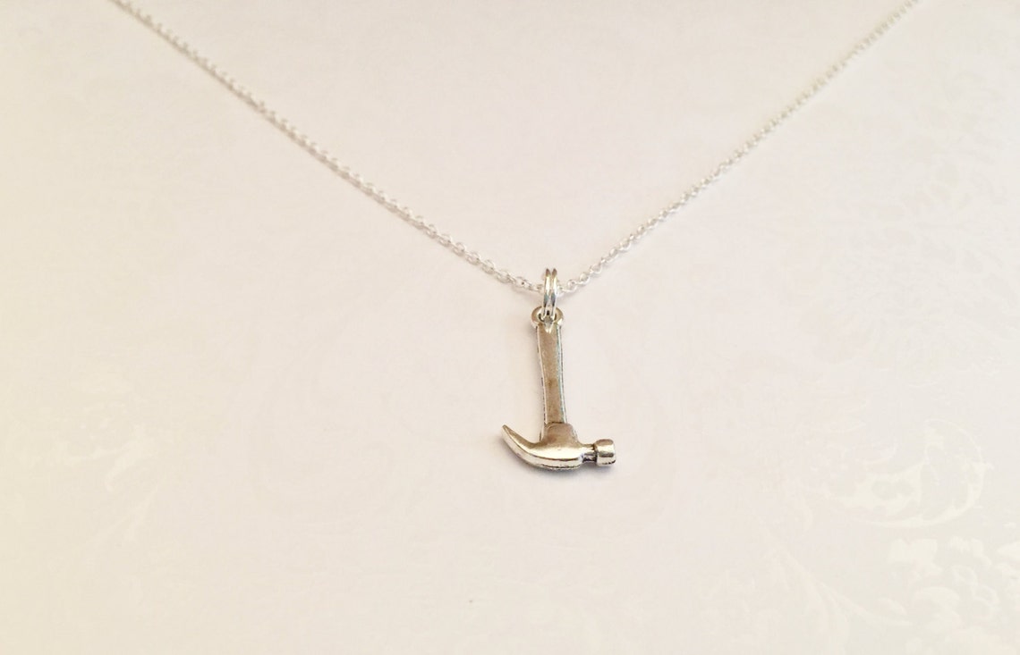 Hammer Necklace, Beautiful Carpenter Necklace, Handyman Necklace ...