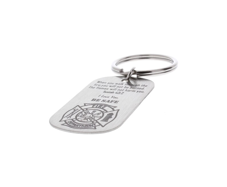 Firefighter Gift, Firefighter Keychain, Fireman, Gift for Firefighter ...