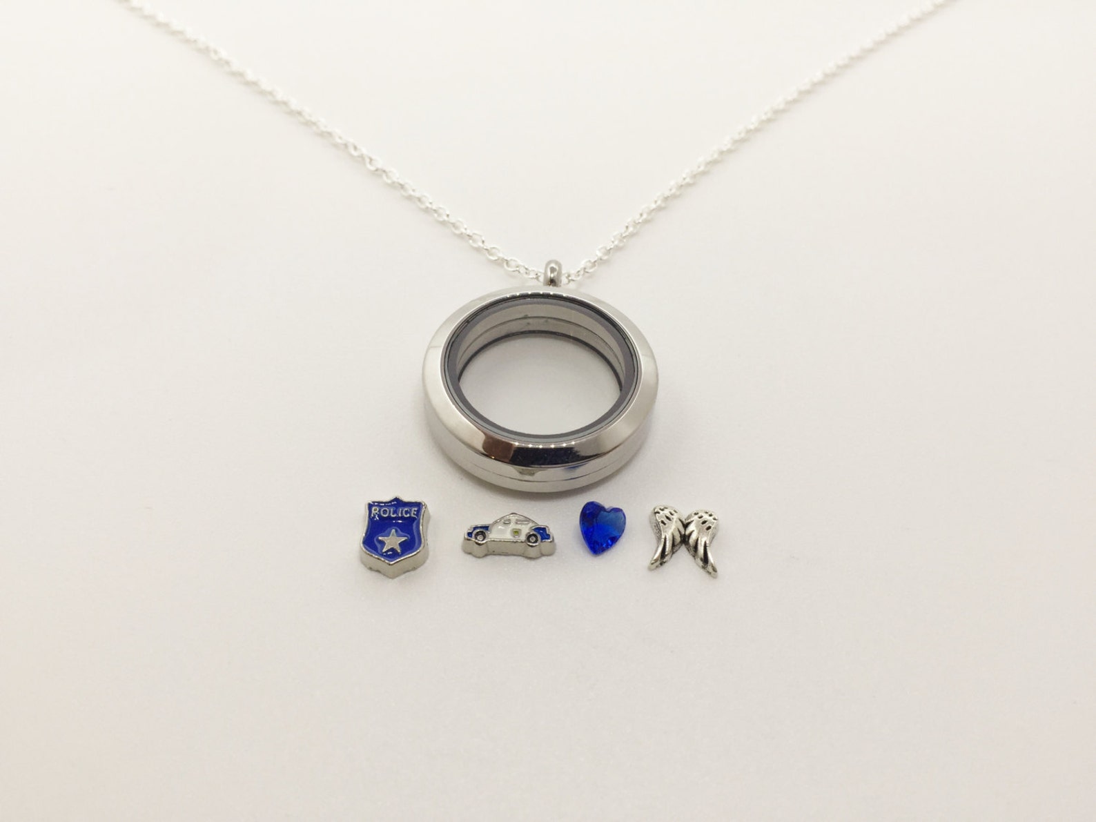 Police Officer, Floating Locket, Police Necklace, Female Police, Police ...