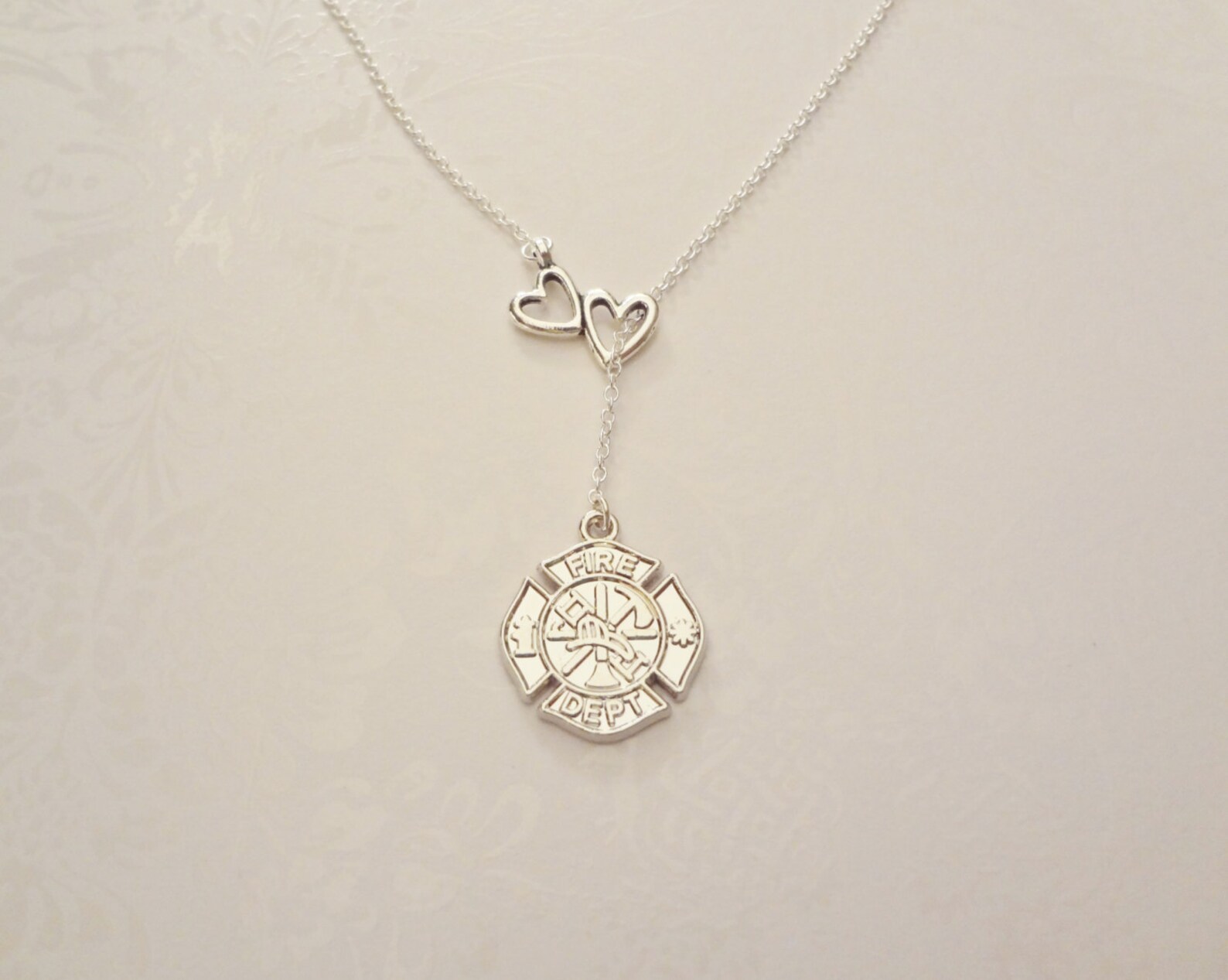 Firefighter Necklace, Female Firefighter, Firefighter Wife, Firefighter ...