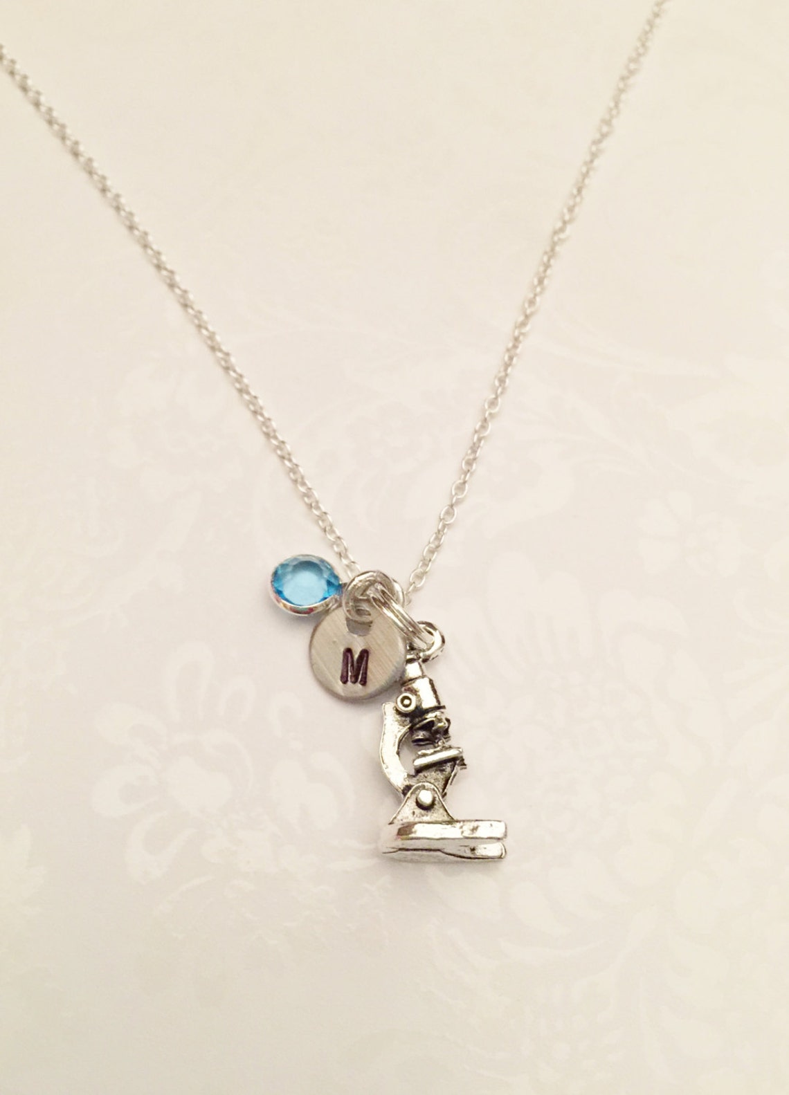 Microscope Necklace, Microbiology, Chemistry, Pathology, Microscopy ...