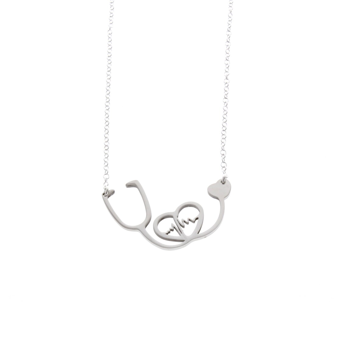 Stethoscope Necklace, Nurse Necklace, Nursing Graduation, Nurse Jewelry ...