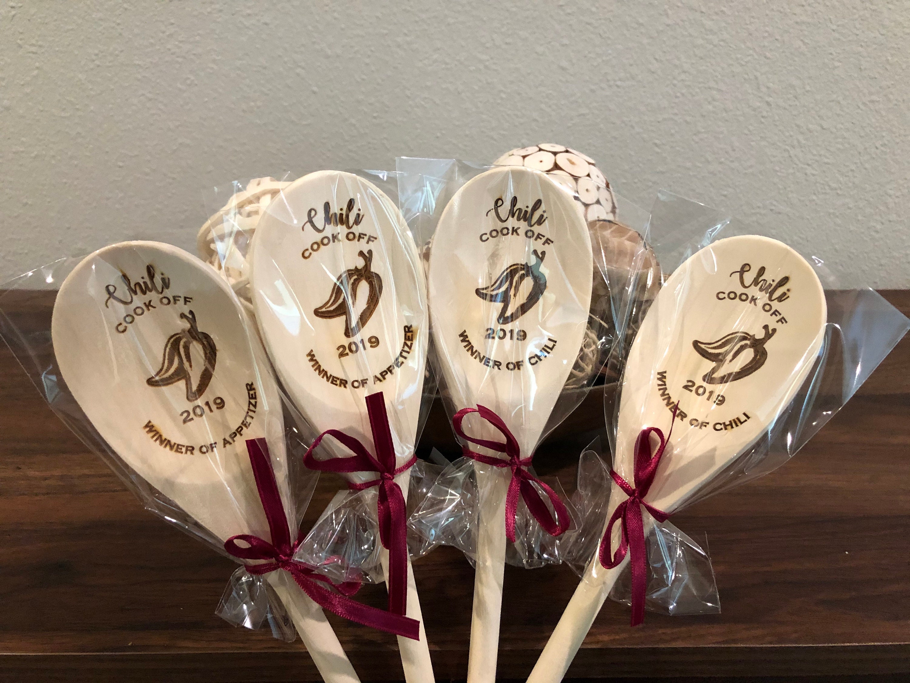 Chili Cook off Wooden Spoon Chili Cook-off Awards Chili - Etsy